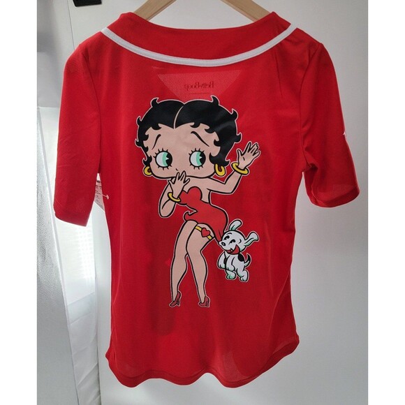 Betty Boop | Tops | Betty Boop Graphic Baseball Jersey Nwt | Poshmark